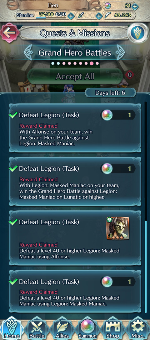 Grand Hero Battle: Defeating Legion with Legion Quest - Sirknightj