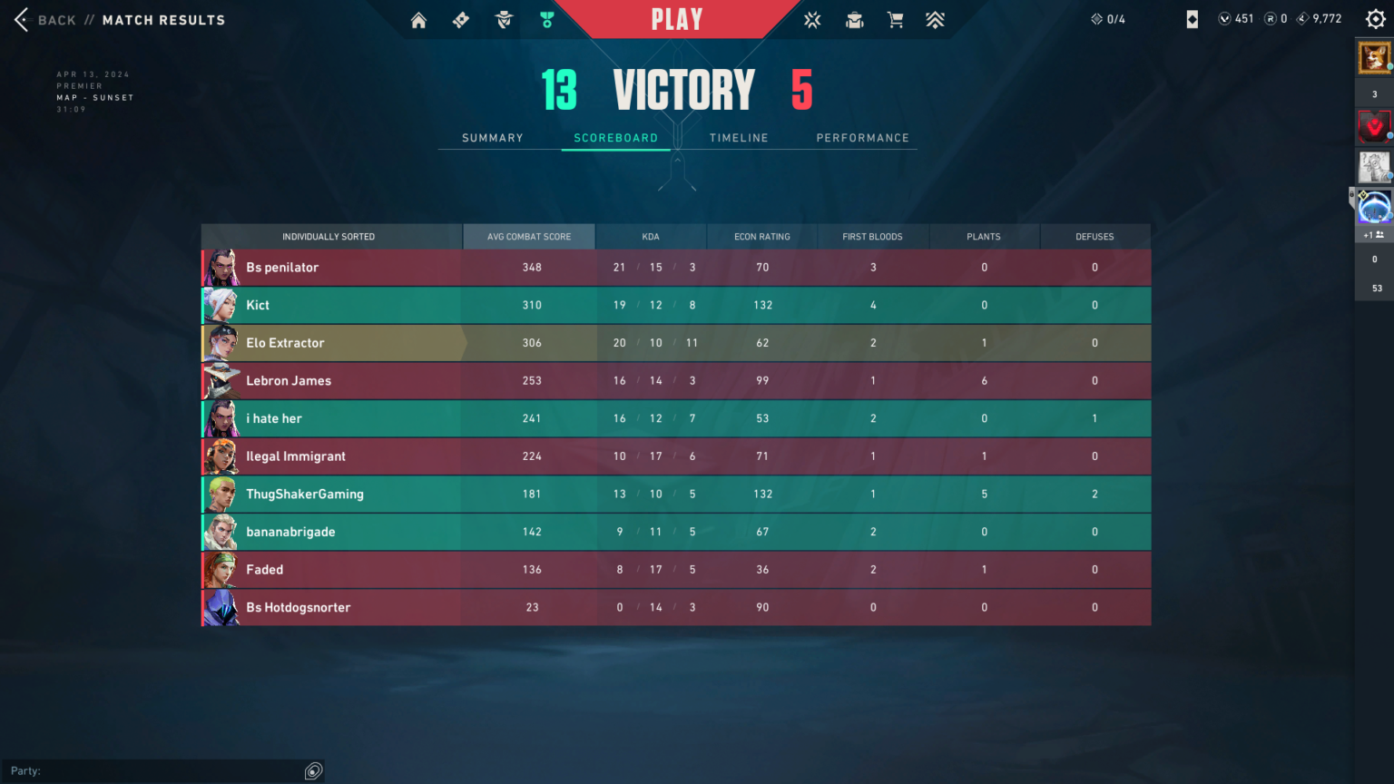 Our First Premier Win – Valorant - Sirknightj